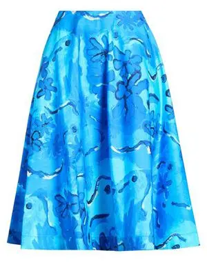 Marni Flared Midi Skirt - Blue