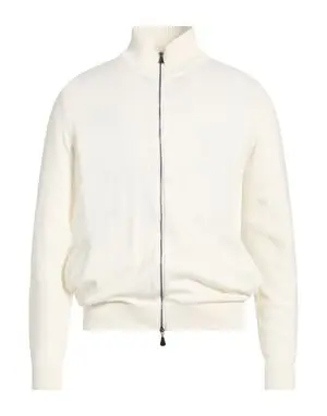 Alpha Studio Cotton Cardigan - White
