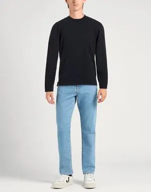 Alpha Studio Cotton-blend Sweater - Blue