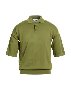 Alpha Studio Cotton Military Sweater - Green