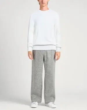 Alpha Studio Cotton Crewneck Sweater - Ivory
