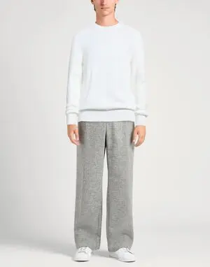Alpha Studio Cotton Crewneck Sweater - Ivory