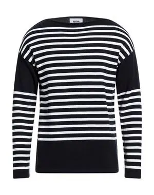 Alpha Studio Striped Sweaters For Men