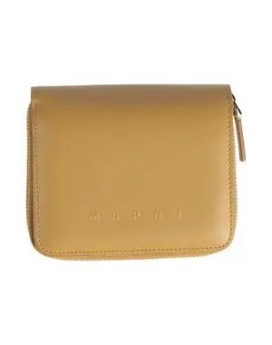 Marni Wallet Camel Leather - Beige