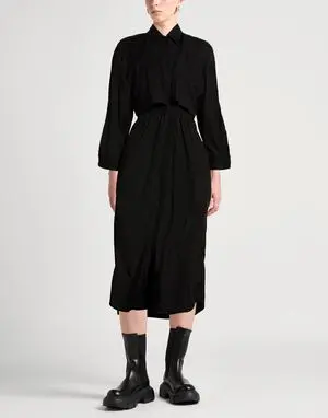Isabel Benenato Cotton Maxi Shirt Dress