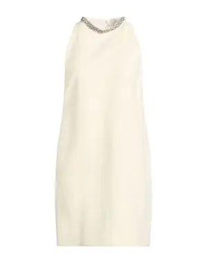 Sandro Embellished Tweed Mini Dress - White