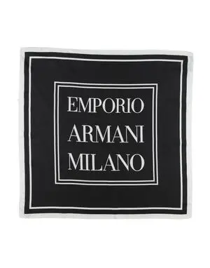 Emporio Armani Scarf Silk - Black