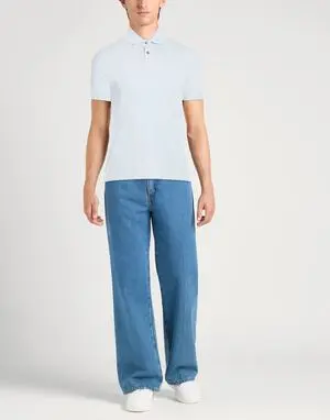 Alpha Studio Polo Shirt Size Cotton - Sky Blue