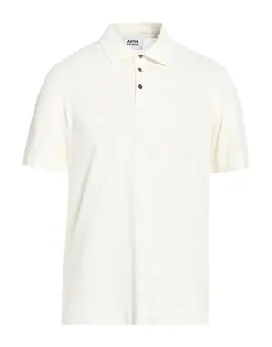 Alpha Studio Polo Shirt Size Cotton, Elastane - Ivory