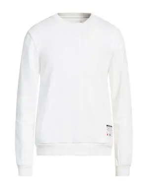 DEKKER Cotton Blend Long Sleeve Sweatshirt - White