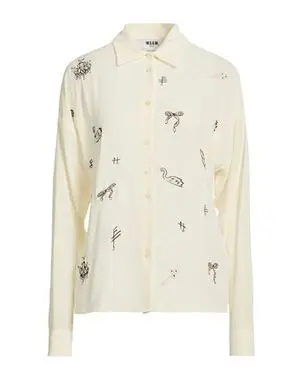 Msgm Embroidered Shirts For Women