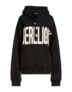 True Religion Fleece Hooded Sweatshirt - Black