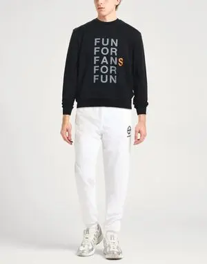 BIKKEMBERGS Crewneck Sweatshirt With Embroidered Detail