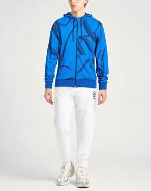 BIKKEMBERGS Cotton French Terry Polka Dot Zip Up Hoodie