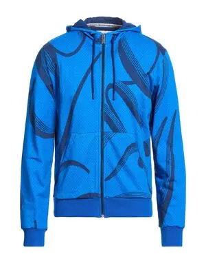 BIKKEMBERGS Cotton French Terry Polka Dot Zip Up Hoodie