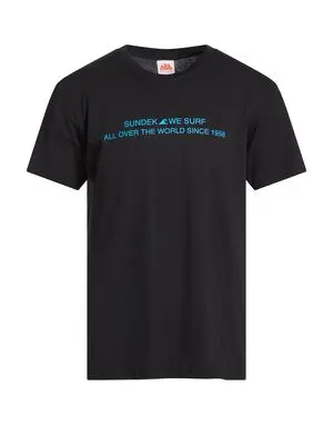 Sundek T-shirt Size Cotton - Black