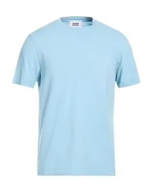 Alpha Studio T-shirt Military Size Cotton, Elastane - Blue