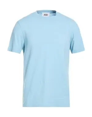 Alpha Studio T-shirt Military Size Cotton, Elastane - Blue