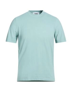 Alpha Studio Man T-shirt Military Green Size 36 Cotton, Elastane Green