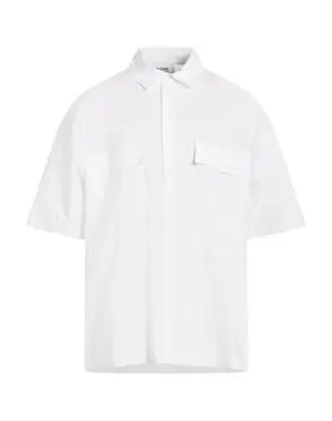 Alpha Studio Shirt Size Cotton, Elastane - White
