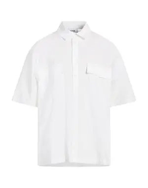 Alpha Studio Shirt Size Cotton, Elastane - White