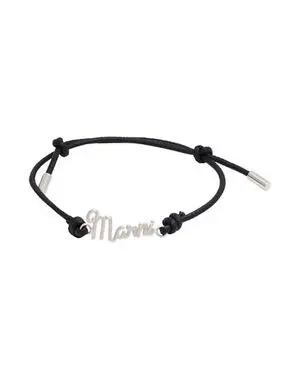 Marni Leather Bracelet Black