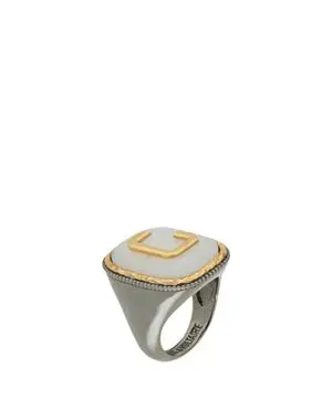 Zadig&Voltaire Ring Size Metal - White