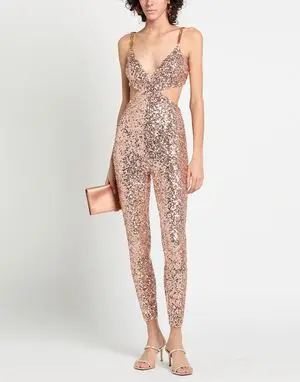 Elisabetta Franchi Jumpsuit With Sequins And Cutout Details
