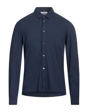 Alpha Studio Shirt Size Cotton, Elastane - Blue