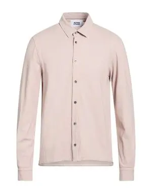 Alpha Studio Shirt Size Cotton, Elastane - Taupe