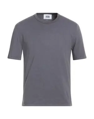 Alpha Studio Man T-shirt Lead Size 38 Cotton Lead