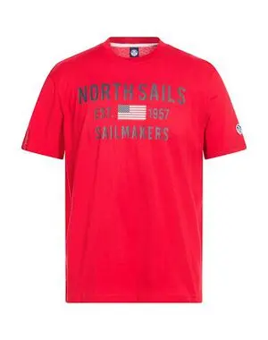 NORTH SAILS T-shirt Size Cotton - Red