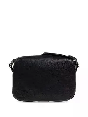VIVIENNE WESTWOOD Hannah Zip Textured Shoulder Bag - Black