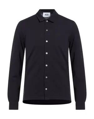 Alpha Studio Shirt Size Cotton, Elastane - Blue