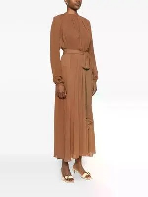 JOSEPH Tie-waist Midi Dress