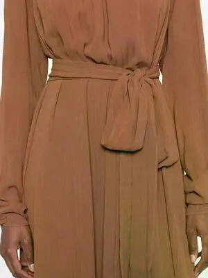 JOSEPH Tie-waist Midi Dress