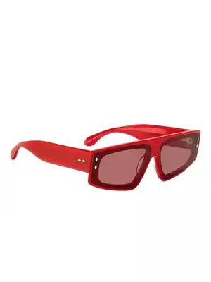Isabel Marant Zoomy Rectangle-frame Sunglasses