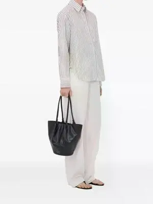 Loulou De Saison Striped Cotton Shirt - Red