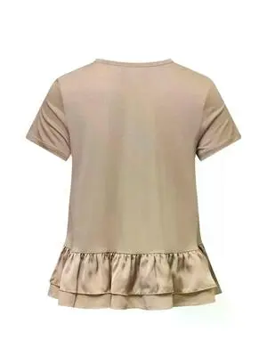 CLUB21 Ruffled Knit T-shirt