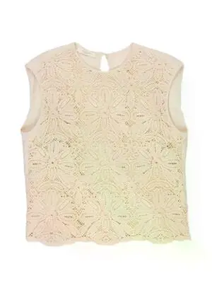 GLANSHIRT Macramé-lace Top