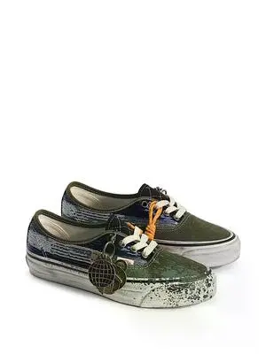 VANS Authentic Low Top Sneakers - Green