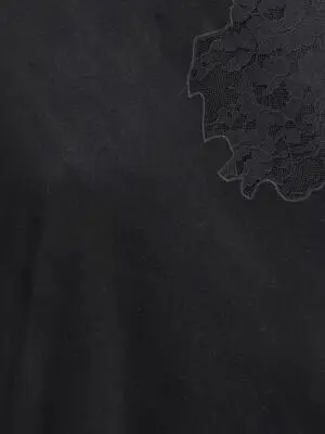 Max Mara Lace Appliqué T-shirt