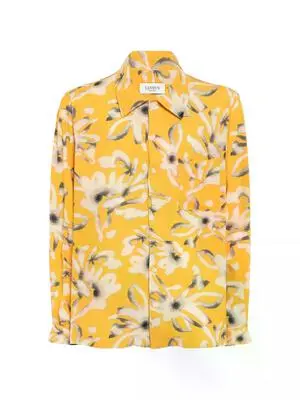 LANEUS Floral-pattern Shirt