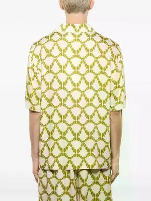 LANEUS Patterned Shirt