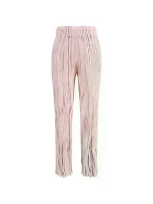 GONGDID DESIGN Pleated High-waisted Trousers