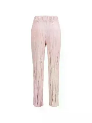 GONGDID DESIGN Pleated High-waisted Trousers
