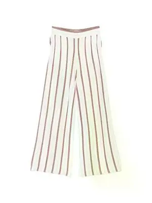 Eric Bompard Striped Palazzo Pants