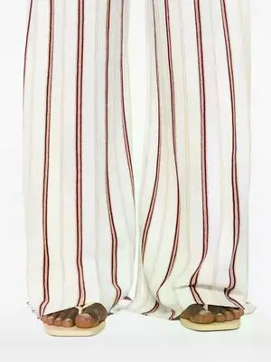 Eric Bompard Striped Palazzo Pants