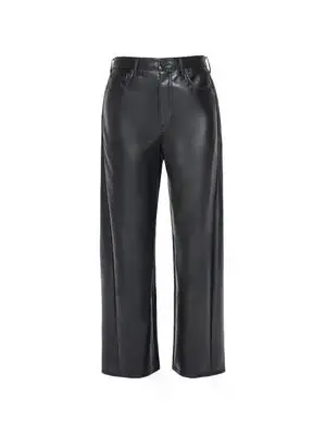 MOTHER Leather Trousers