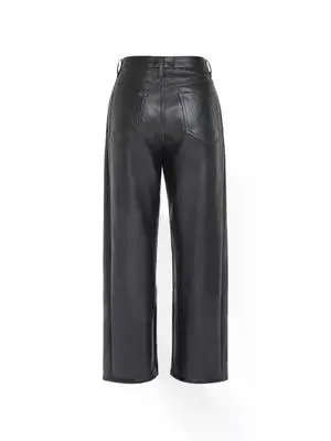 MOTHER Leather Trousers